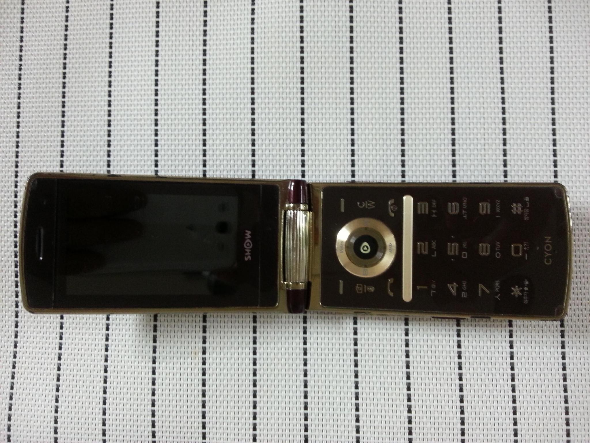 주름폰 중고 LG-KU4000 중고폰 가격 시세 정상해지된 LG-KU400